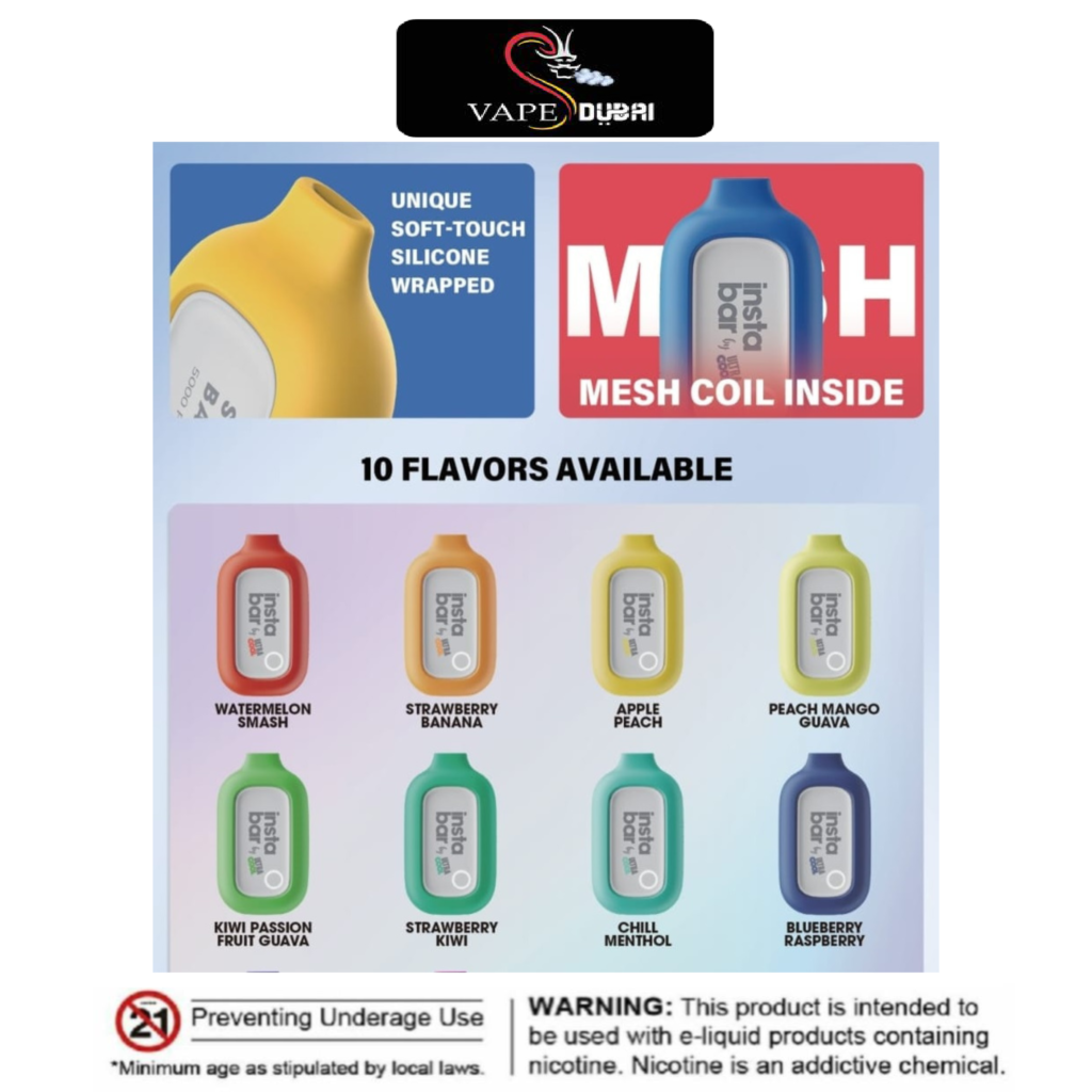 Best Instabar 5000 Vape Disposable Puffs