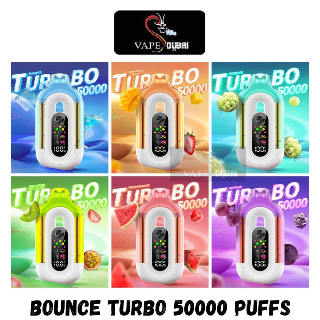 Best Bounce Turbo 50000 puffs Disposable Vape In Dubai