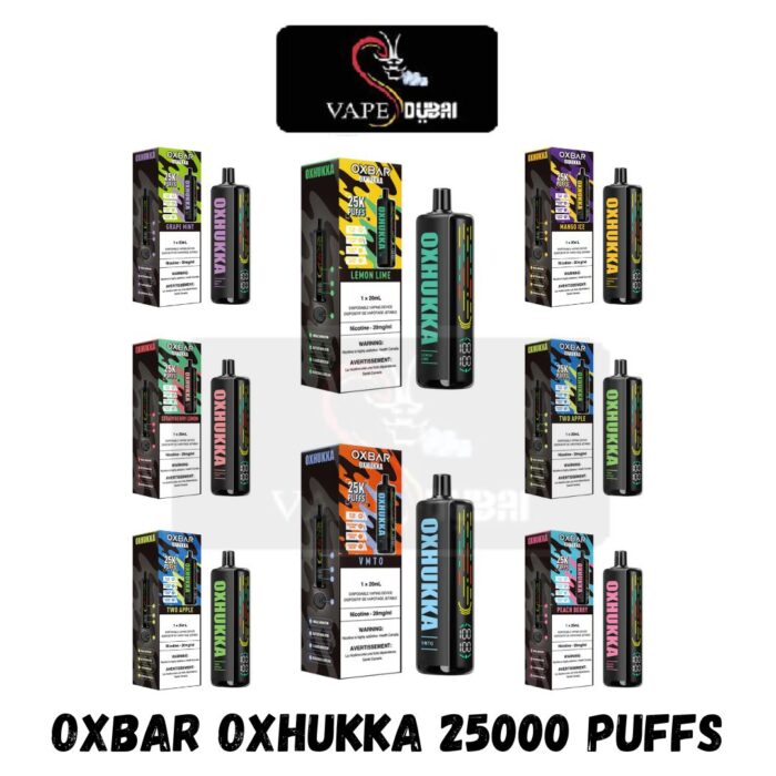 New Oxbar Oxhukka 25000 puffs Disposable Vape In Dubai